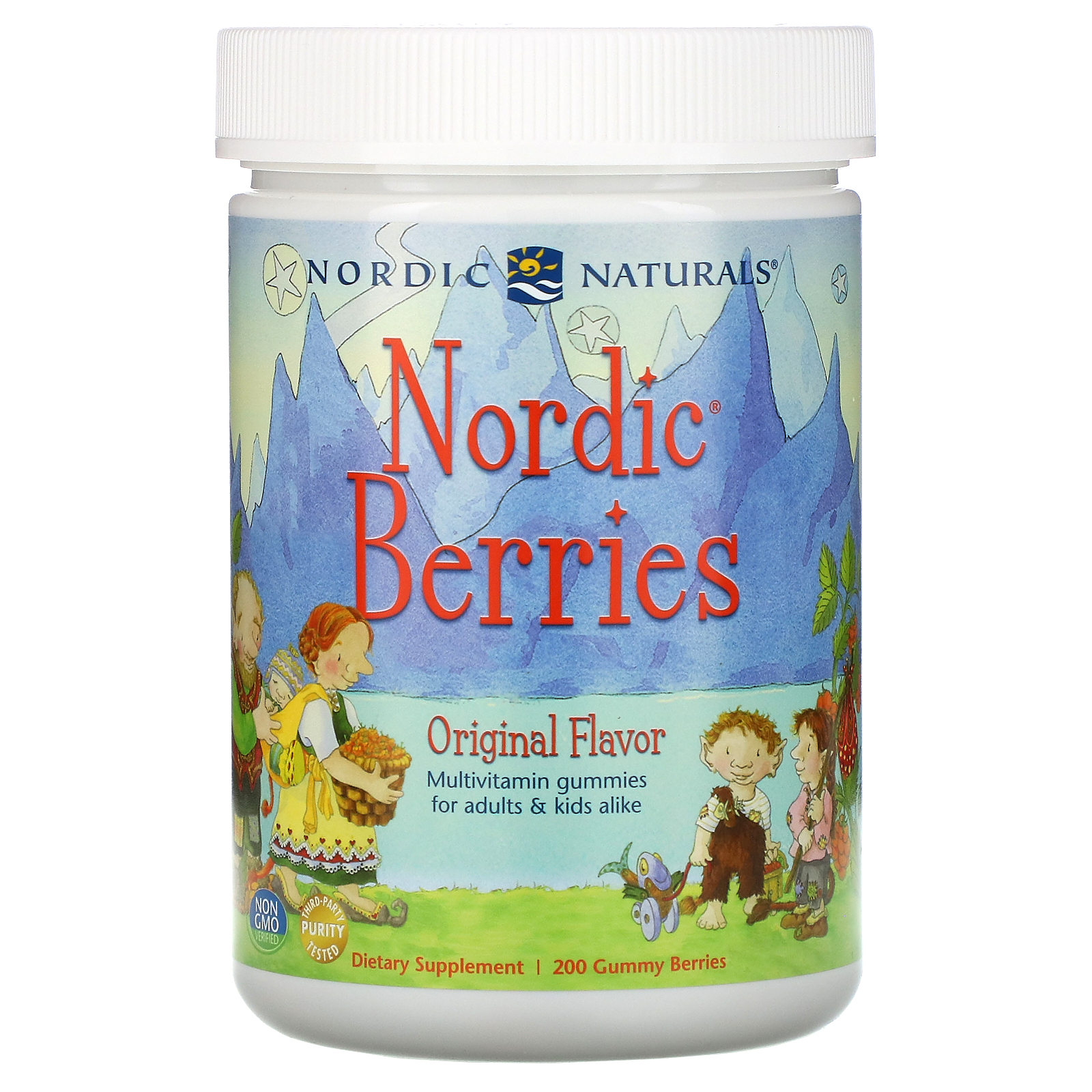 Nordic Naturals, Nordic Berries, мультивитаминные жевательные конфеты ...