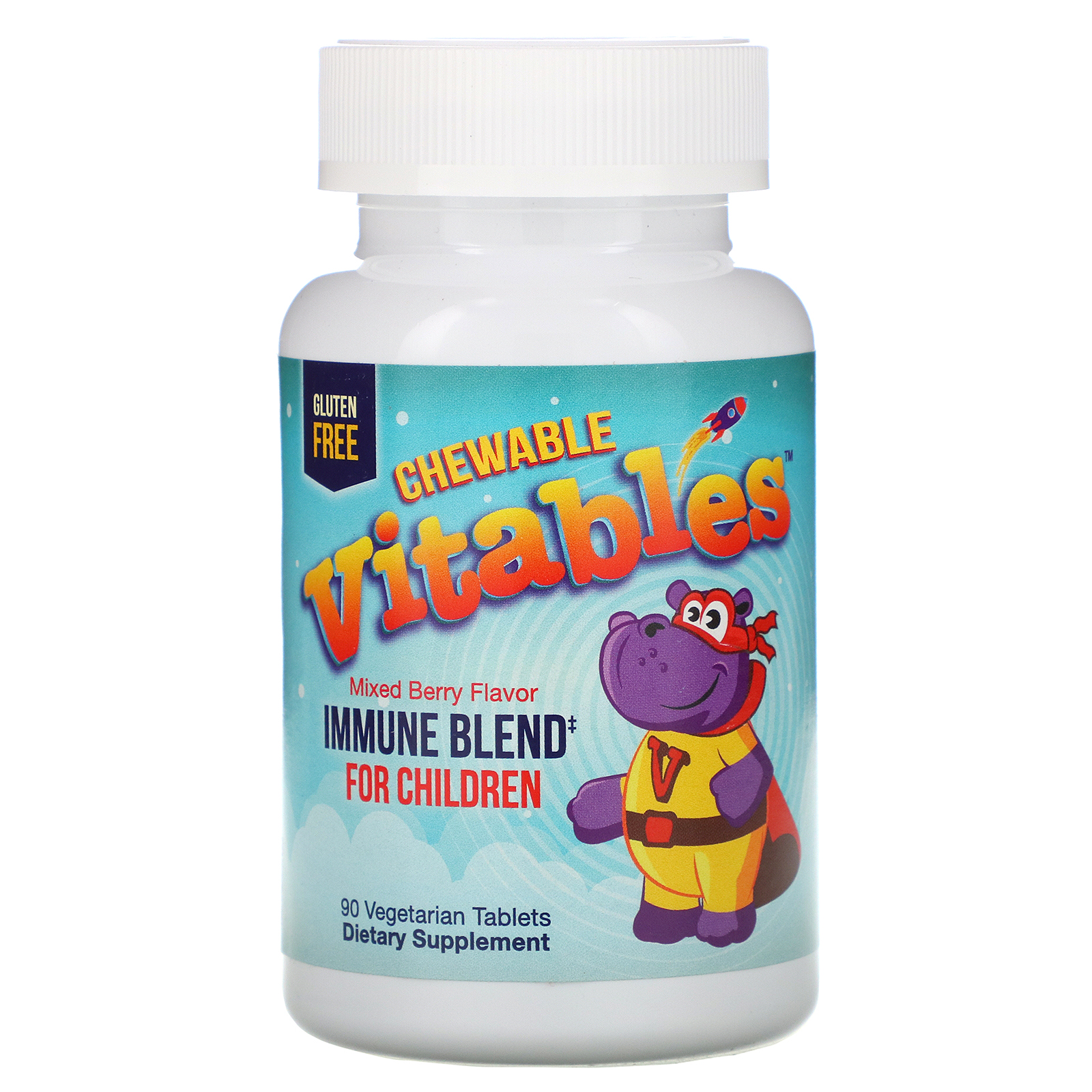Vitables, Комплекс для иммунитета, жевательные таблетки для детей ...